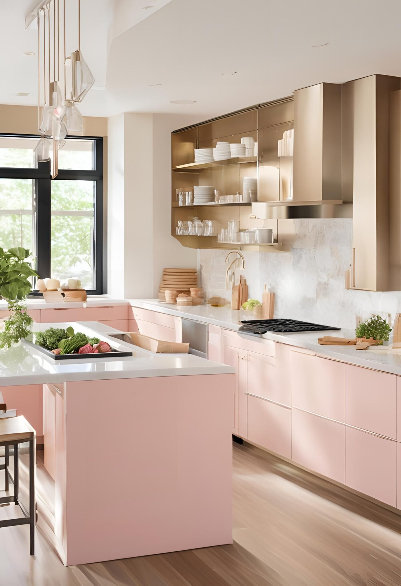 Chic & Contemporary: 7 Modern Pink Kitchen Designs for a Truly Feminine ...